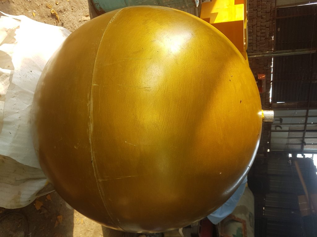 Fiberglass ball dome dia 3 ft. – Industrial Techno International